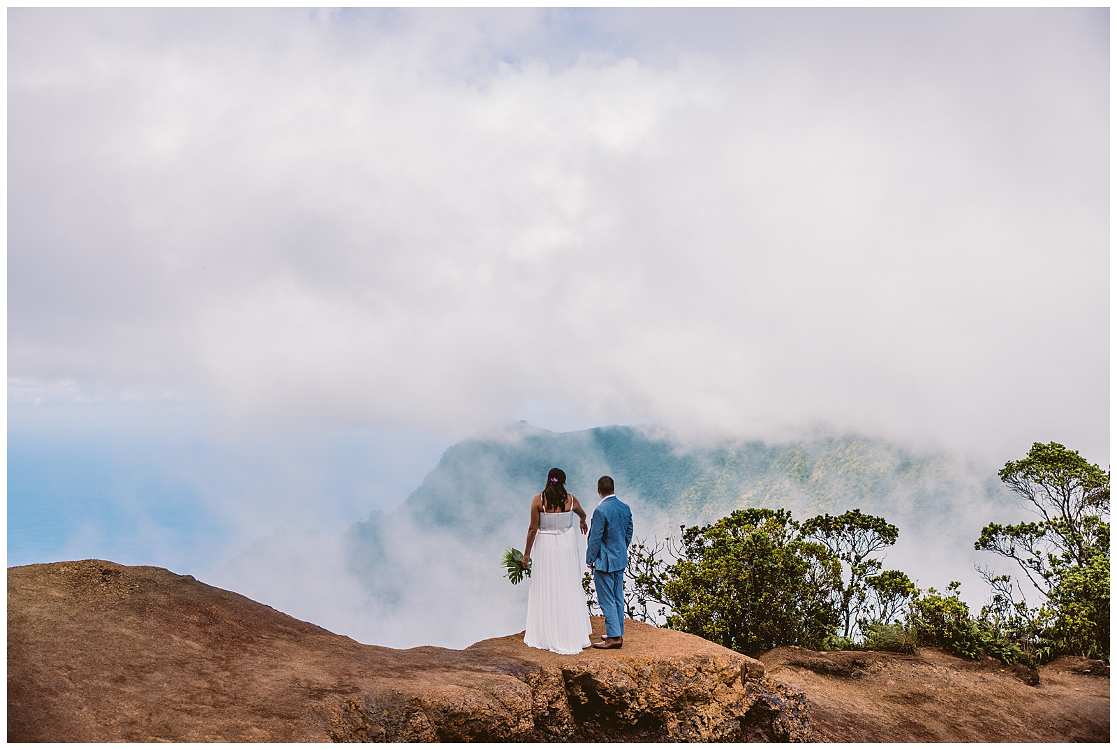 Hailey + Nate | Kaua’i Waterfall Adventure Elopement | Kauai Wedding ...