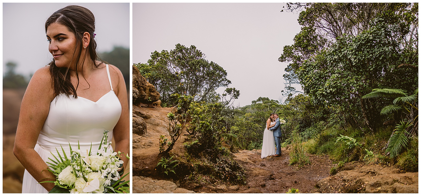 Hailey + Nate | Kaua’i Waterfall Adventure Elopement | Kauai Wedding ...