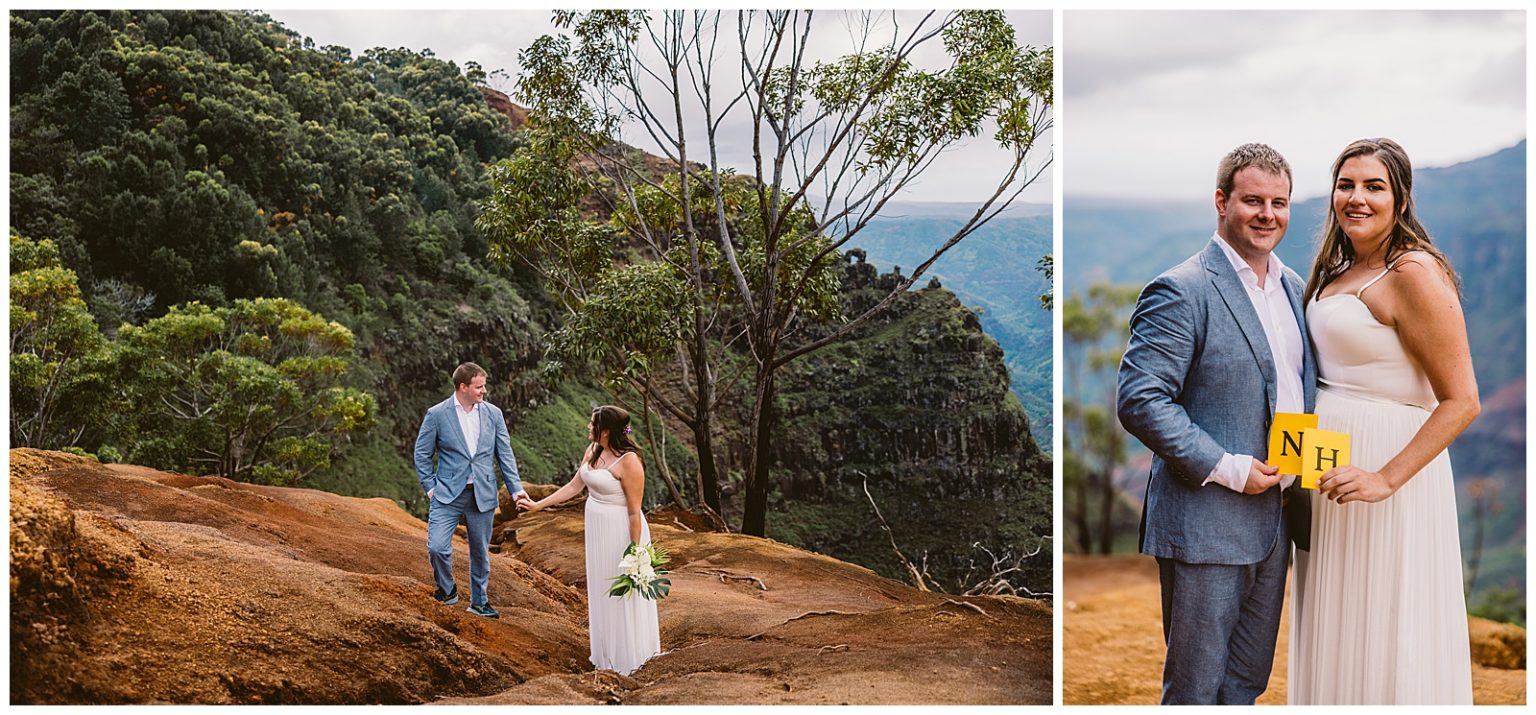 Hailey + Nate | Kaua’i Waterfall Adventure Elopement | Kauai Wedding ...