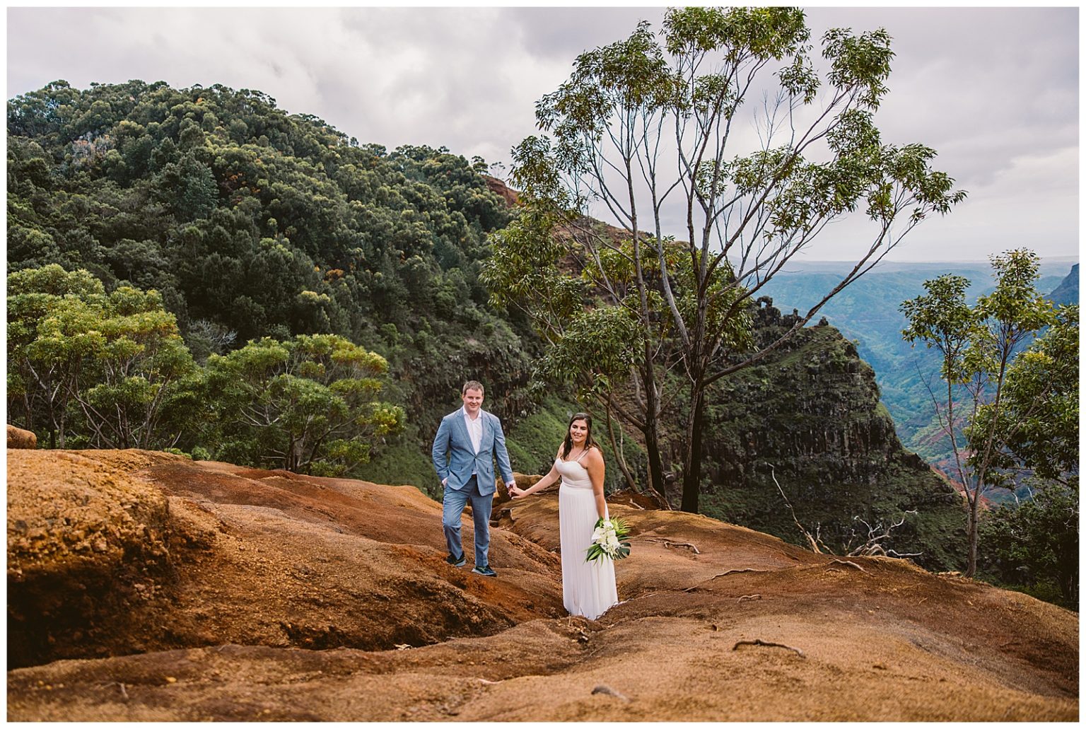 Hailey + Nate | Kaua’i Waterfall Adventure Elopement | Kauai Wedding ...