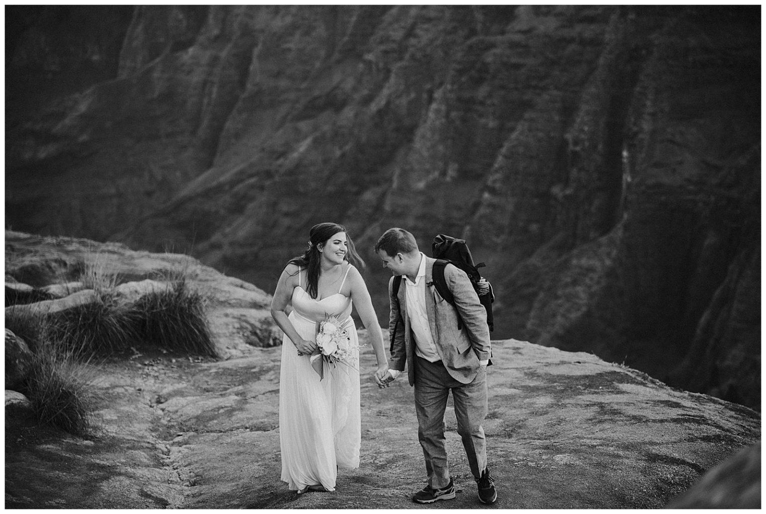 Hailey + Nate | Kaua’i Waterfall Adventure Elopement | Kauai Wedding ...