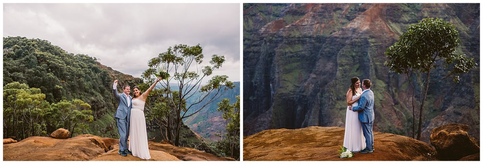 Hailey + Nate | Kaua’i Waterfall Adventure Elopement | Kauai Wedding ...